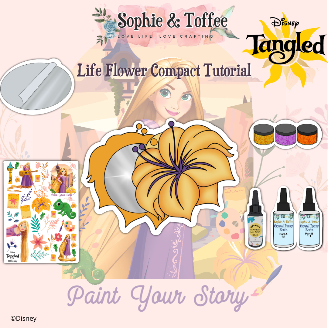 Disney Tangled Life Flower Compact Tutorial – Sophie & Toffee