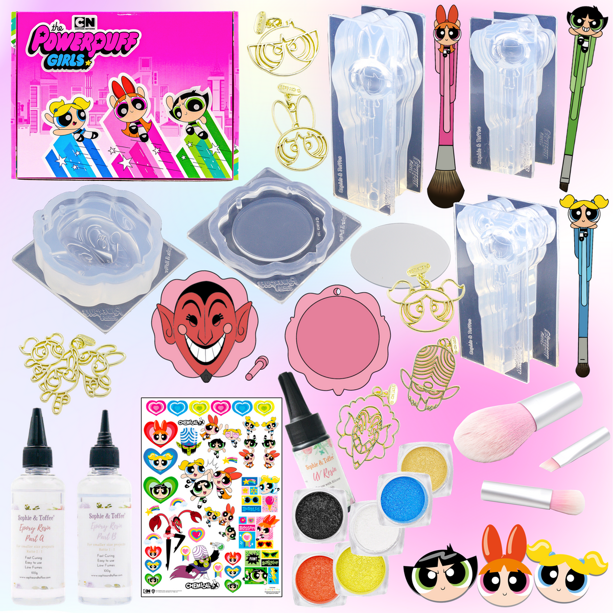 Powerpuff Girls Resin Tutorials – Sophie & Toffee