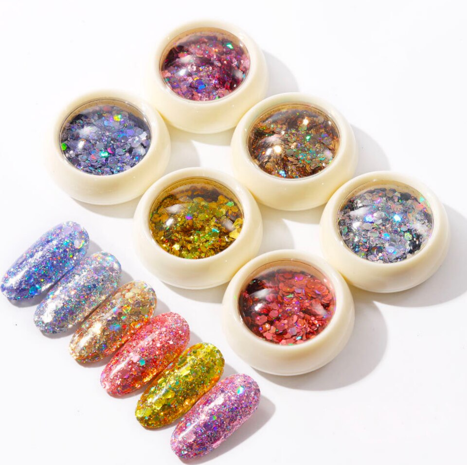 Fairy Chunky Glitters | Glitter Pots | Resin Glitter | Mermaid Glitters ...