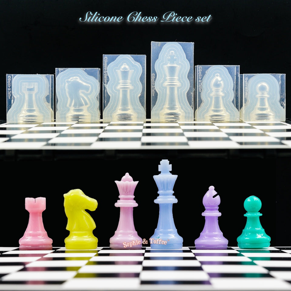 Chess Pieces Game Tokens Silicone Mold | Board Games Silicone Molds ...