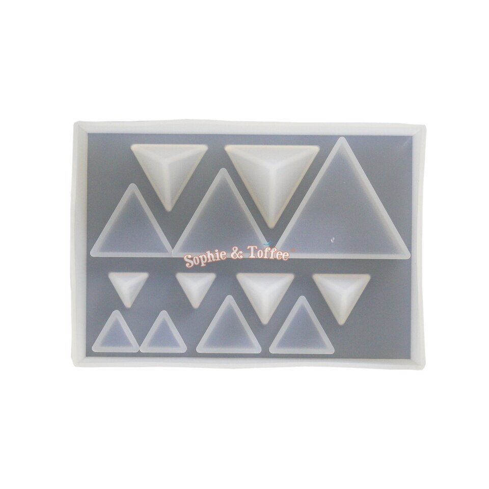 Triangles & Pyramids Silicone Mold | Triangle and Triangular Pyramid ...