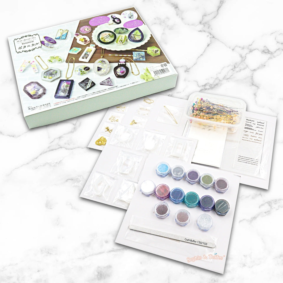 Japanese Botanical Special Resin Box (Limited Edition) | Resin Kit ...